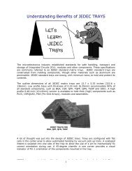 BGA Tray JEDEC Matrix IC Trays