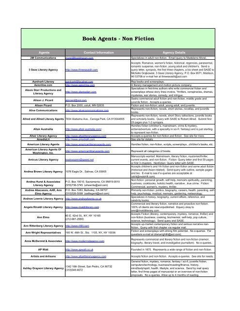 book-agents-non-fiction-the-easy-way-to-write