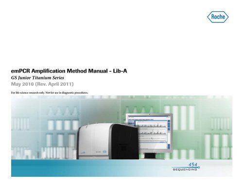 emPCR Amplification Method Manual - Lib-A - 454 Life Sciences