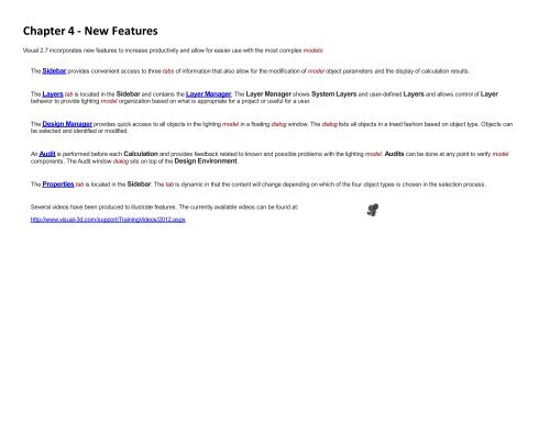 Chapter 4 - New Features - Visual