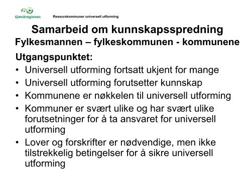 Eksempler på problemstillinger og utfordringer når fylkesmann ...