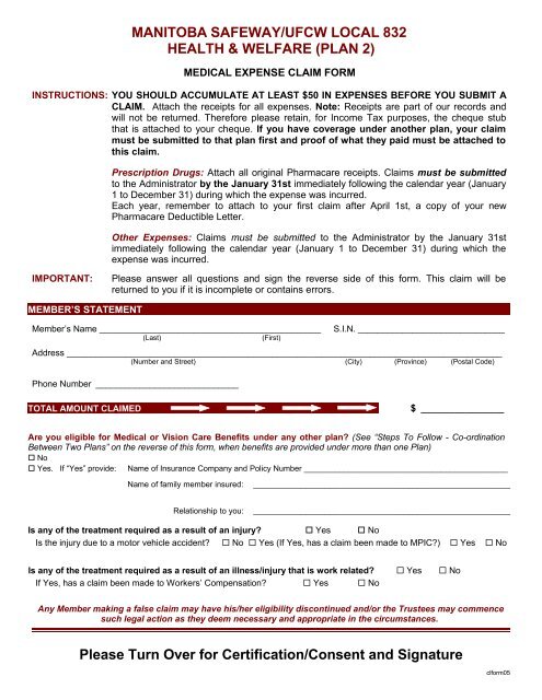 manitoba safeway/ufcw local 832 health & welfare (plan 2)