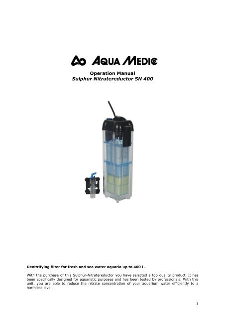 product manual - AquaCave