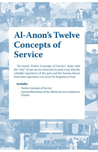 Al-Anon's Twelve Concepts of Service - WV AL-ANON and ALATEEN