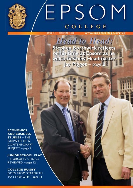 ECONOMICS AND BUSINESS STUDIES – THE ... - Epsom College