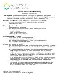 Reverse Total Shoulder Arthroplasty Protocol 1 - Brigham and ...