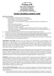 patient informed consent form - Kingston General Hospital