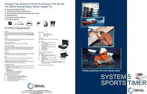 System 5 brochure.pdf - Colorado Time Systems