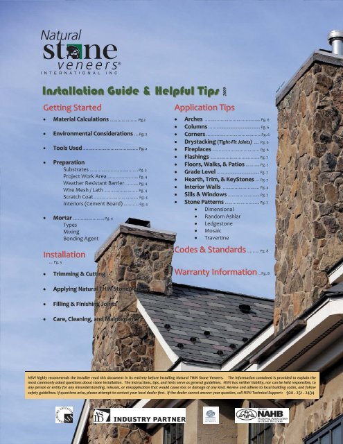 NSVI Installation Guide - IXL Masonry