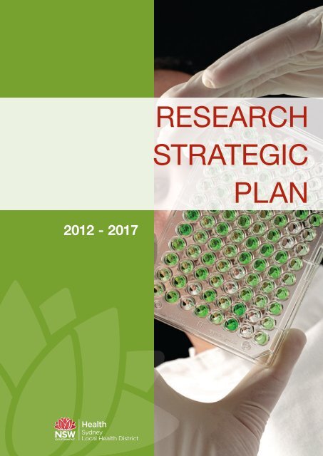 SLHD Research Strategic Plan 2012-2017 - Sydney Local Health ...