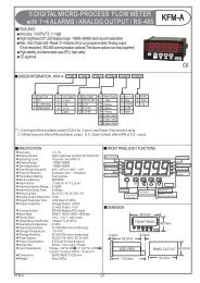 10 DIGITAL MICRO-PROCESS TOTALIZER METER with ALARMS ...
