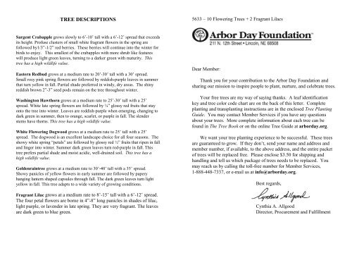 10 Flowering Trees 2 Lilacs Arbor Day Foundation