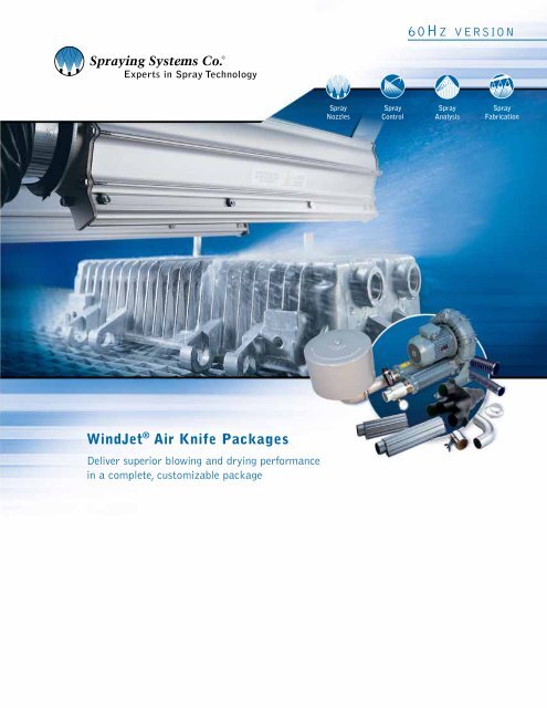 WindJetÂ® Air Knife Packages - Spraying Systems Co.