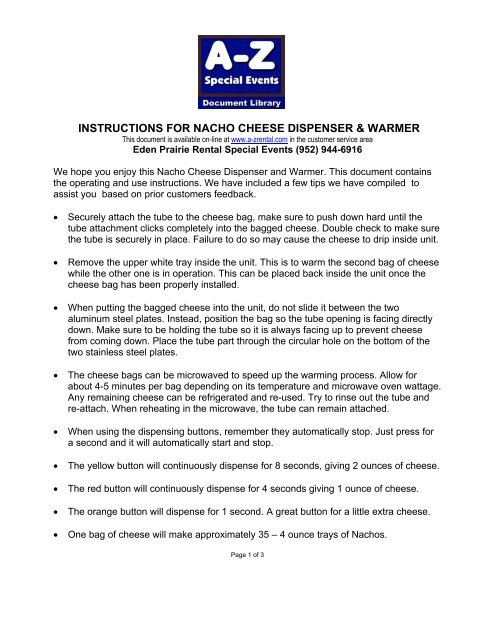 Used Cheese Dispenser