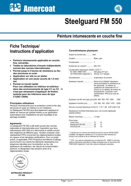 Steelguard FM 550 Amercoat - SigmaTech