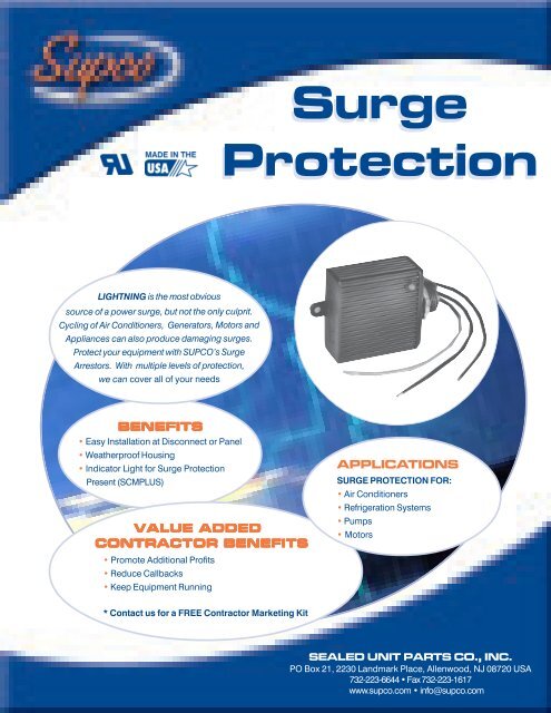 Surge Protection - Supco