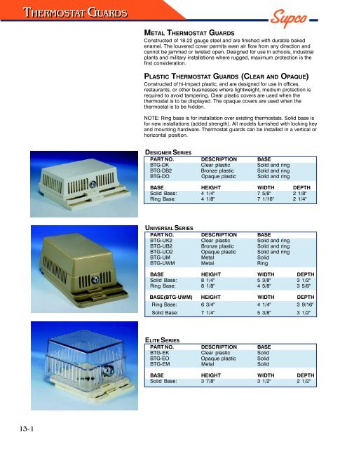 Download product catalog section! - Supco