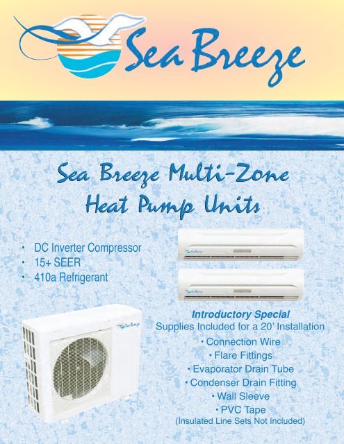 Sea Breeze Multi-Zone Heat Pump Units Sea Breeze Multi ... - Supco