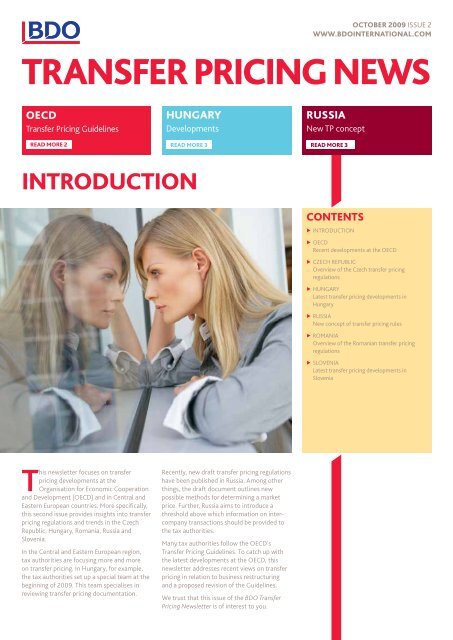 Transfer Pricing News - BDO