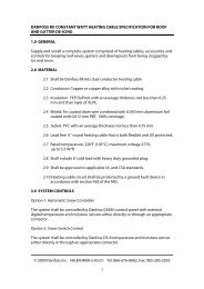 RX Roof and Gutter Cable Trifold Brochure - Danfoss.com