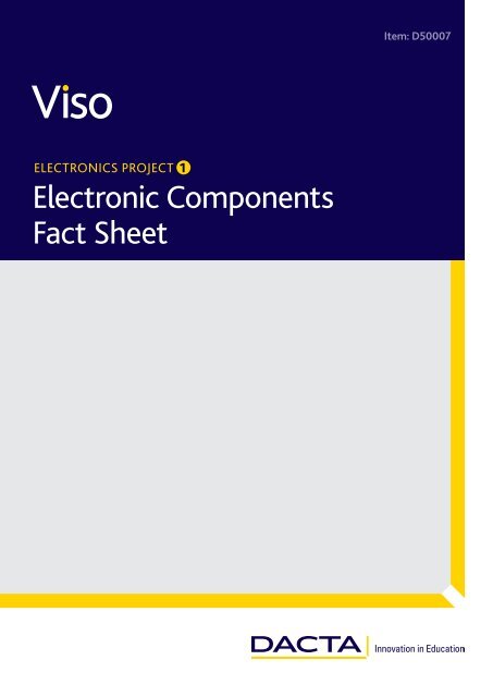 Electronic Components Fact Sheet