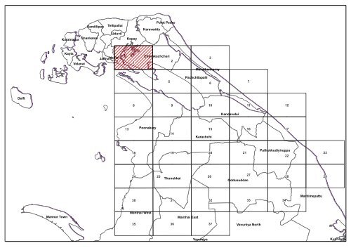 Map : Land Use - Poonakary DS Division - Kilinochchi District