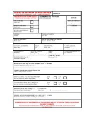 APPLICATION FOR A MEXICAN VISA - Mexico visa application form ...
