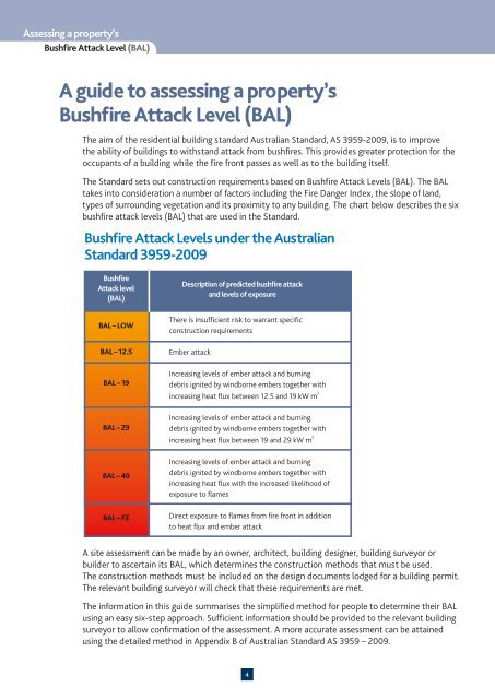 Assessing a property’s