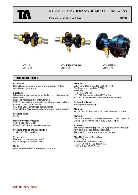 KT 5 2, KTH 5 2, KTM 5 2, KTMI 5 2 6- 0-25 XX - TDM