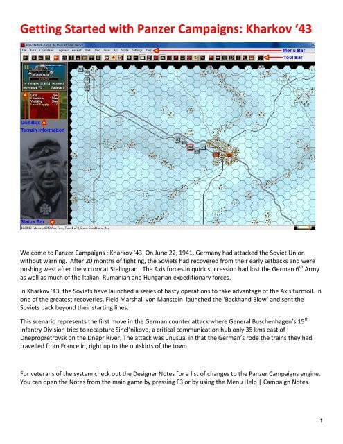 Getting Started with Panzer Campaigns: Kharkov - John Tiller Software