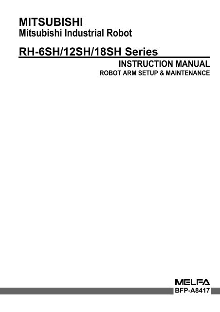 MITSUBISHI RH-6SH/12SH/18SH Series