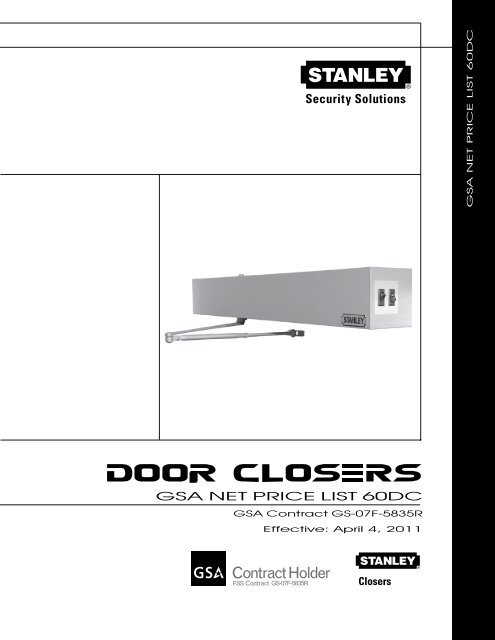 what is new in this price list - Stanley Security Solutions