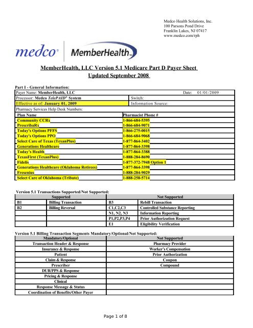 Medco Health Solutions, Inc