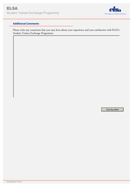 ELSA Student Trainee Exch