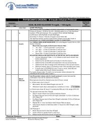 10.13 IV Insulin Infusion Protocol Critically-ill Adult Patients