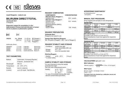 BILIRUBIN DIRECT/TOTAL