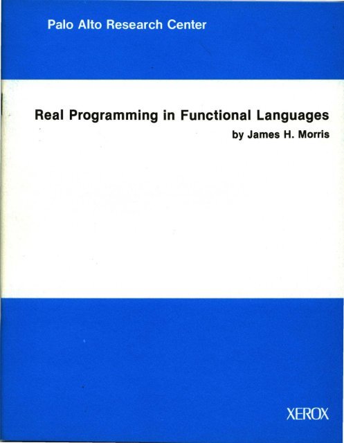 Real Programming in Functional Languages - Index of