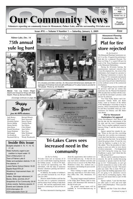 the PDF file - Our Community News