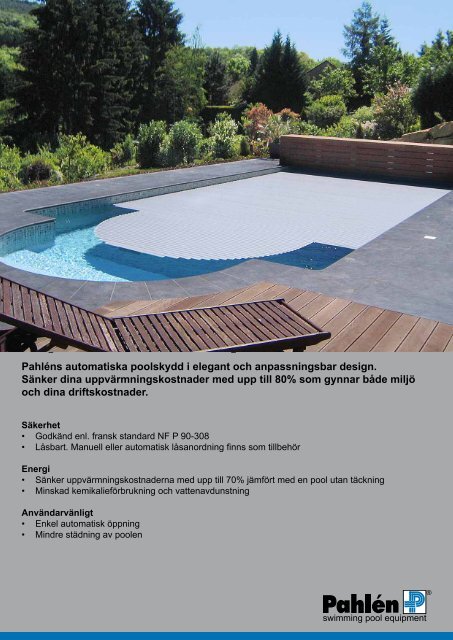 Poolskydd AquaLamell - Pahlen.se