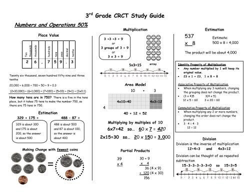 Third Grade Study Guide