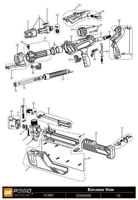 EXPLODED VIEW - Spit Paslode
