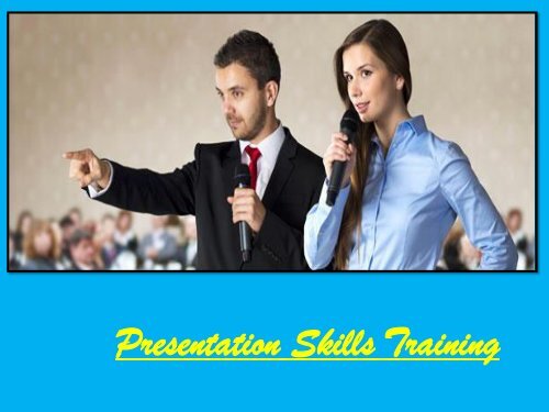 Presentation Skills Training