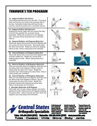 THROWER'S TEN EXERCISE PROGRAM