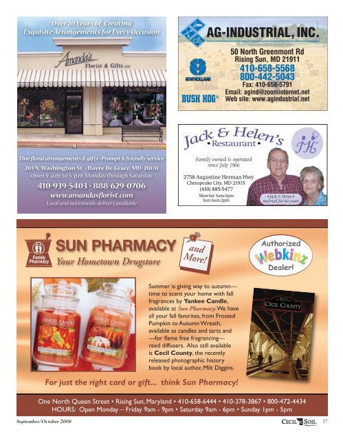 SUN PHARMACY - Cecil Soil Magazine