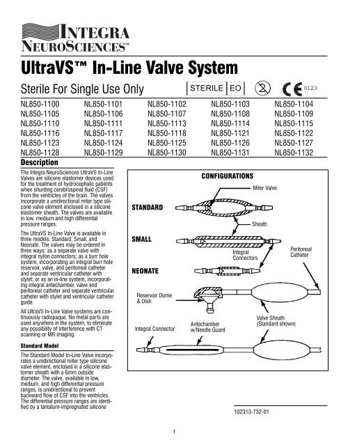 UltraVSâ ¢ In-Line Valve System
