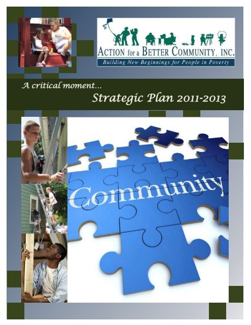 Strategic Plan 2011-2013 - Action for a Better Community