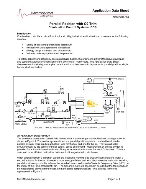 ADS-PWR-004 Fuel/Air Ratio Control with O2 Trim for ... - Micromod