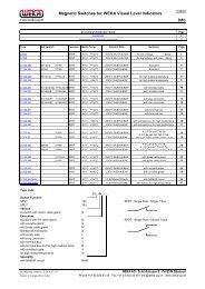 Data sheet: Guided Wave Radar GWR2 - WEKA AG
