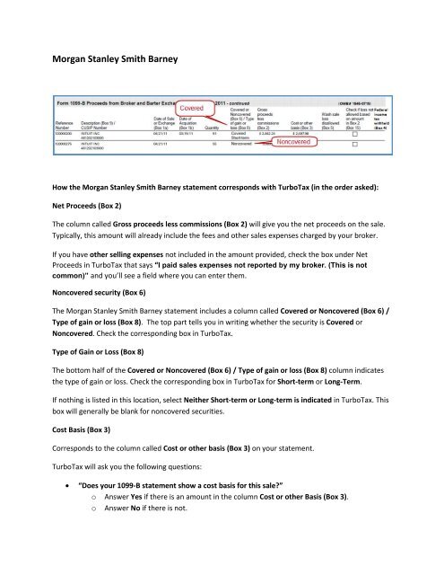 Morgan Stanley Smith Barney - Intuit