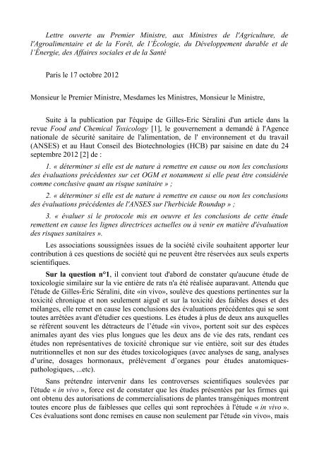 PDF Le ministre de l agriculture, de l agroalimentaire et de la forêt ...